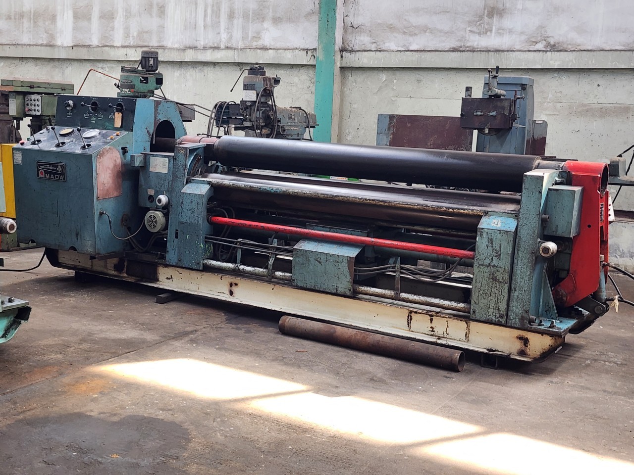 Hydraulic Bending Roll 2540 x 8mm / Amada 4 Roll - หจก.วังน้อยแมชีนเนอ ...